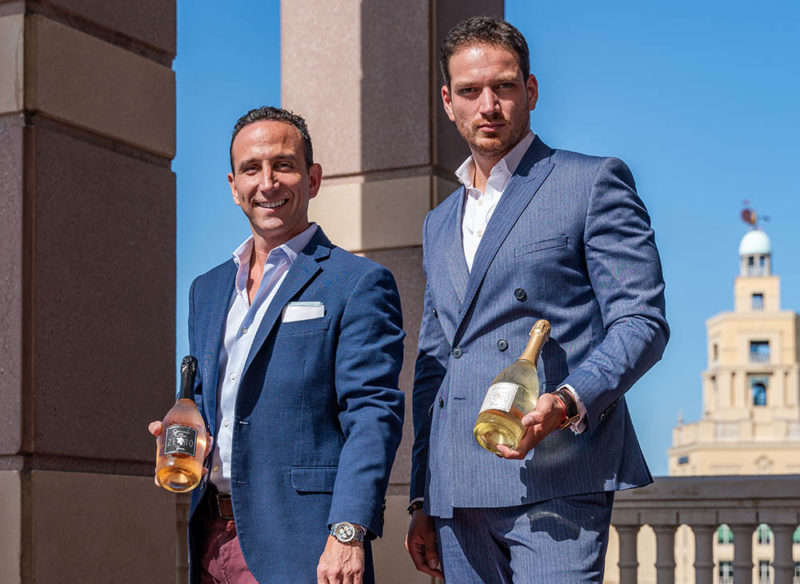 Co-Founders of Prosecco Zero: Mike Valdés-Fauli and Ervin Machado